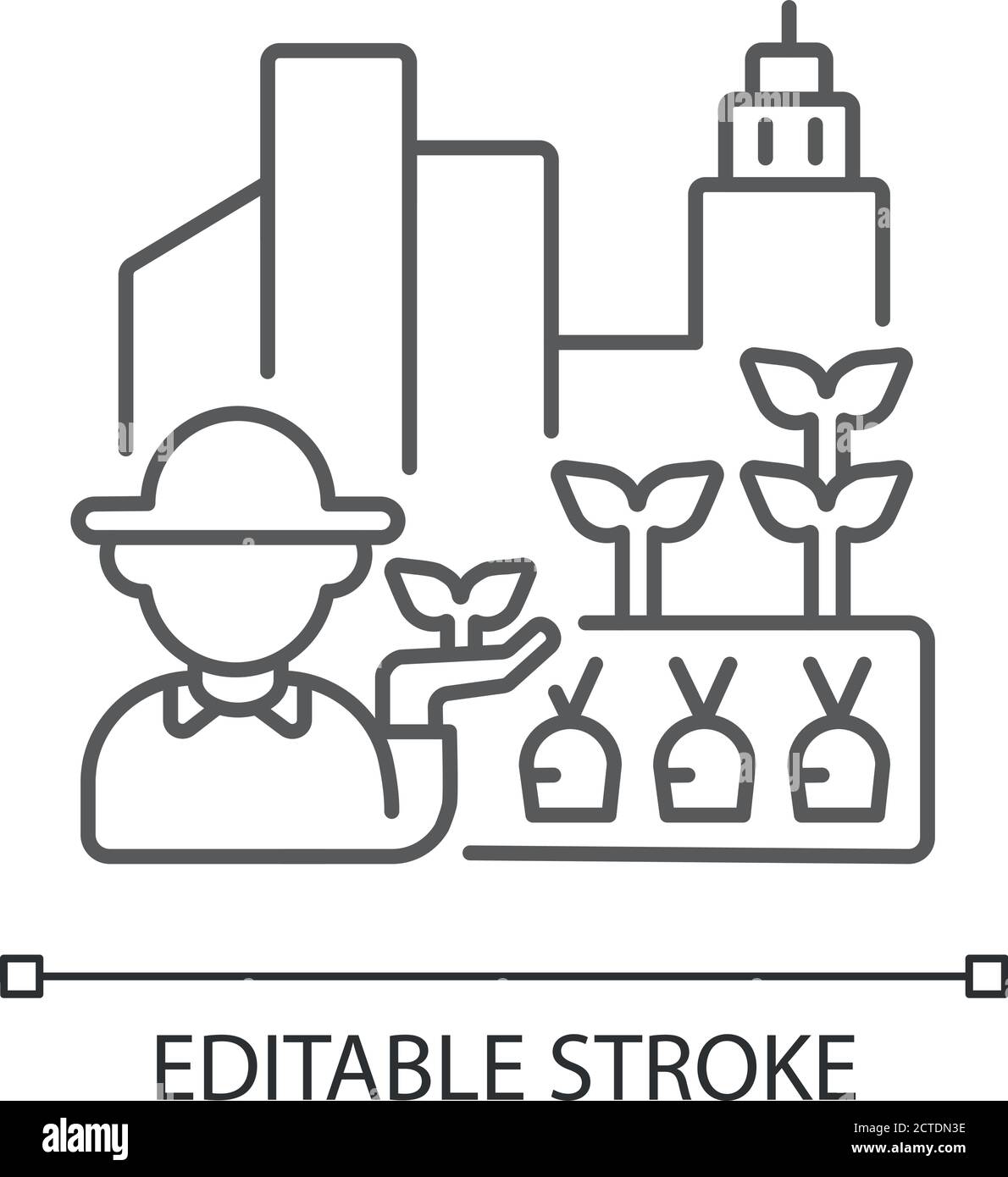 Roof farm city Stock Vector Images - Alamy