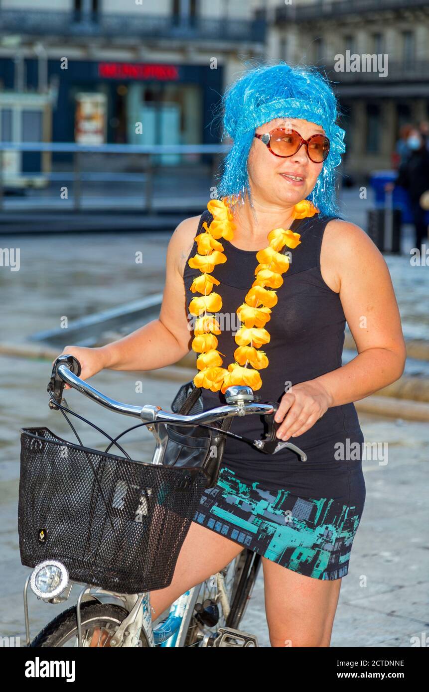 Fancy Women Bike Ride 2020, Place de La Comedie in Montpellier France ...