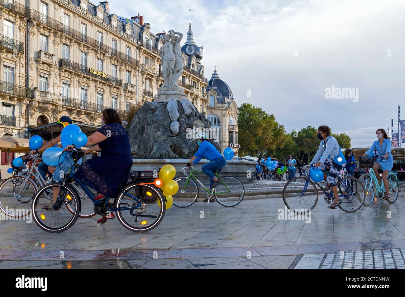 Fancy Women Bike Ride 2020, Place de La Comedie in Montpellier France ...
