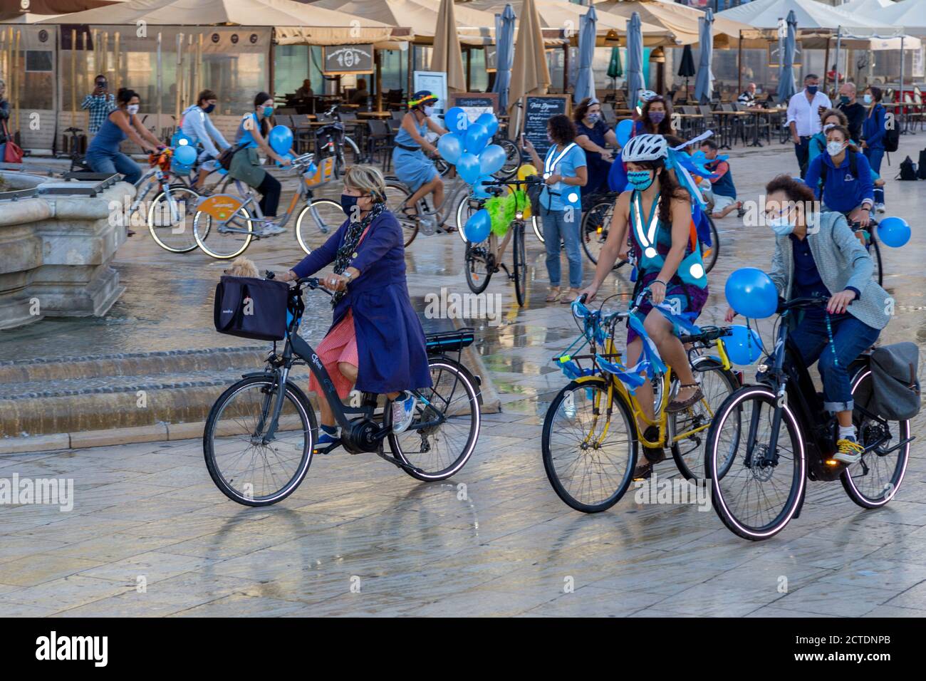 Fancy Women Bike Ride 2020, Place de La Comedie in Montpellier France ...