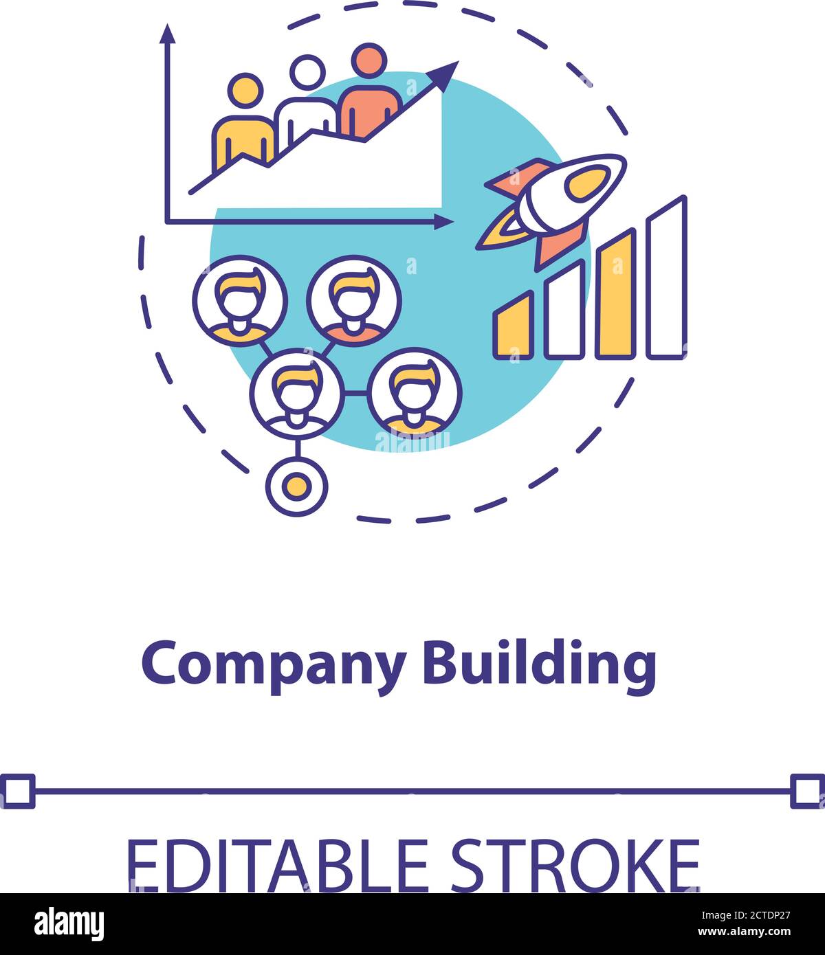Company building concept icon Stock Vector Image & Art - Alamy