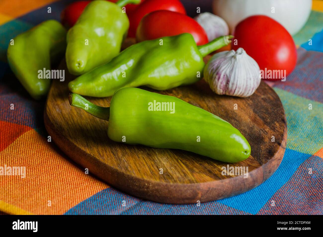 Mexican hot green chili peppers called Chile de Agua from Oaxaca Mexico ...