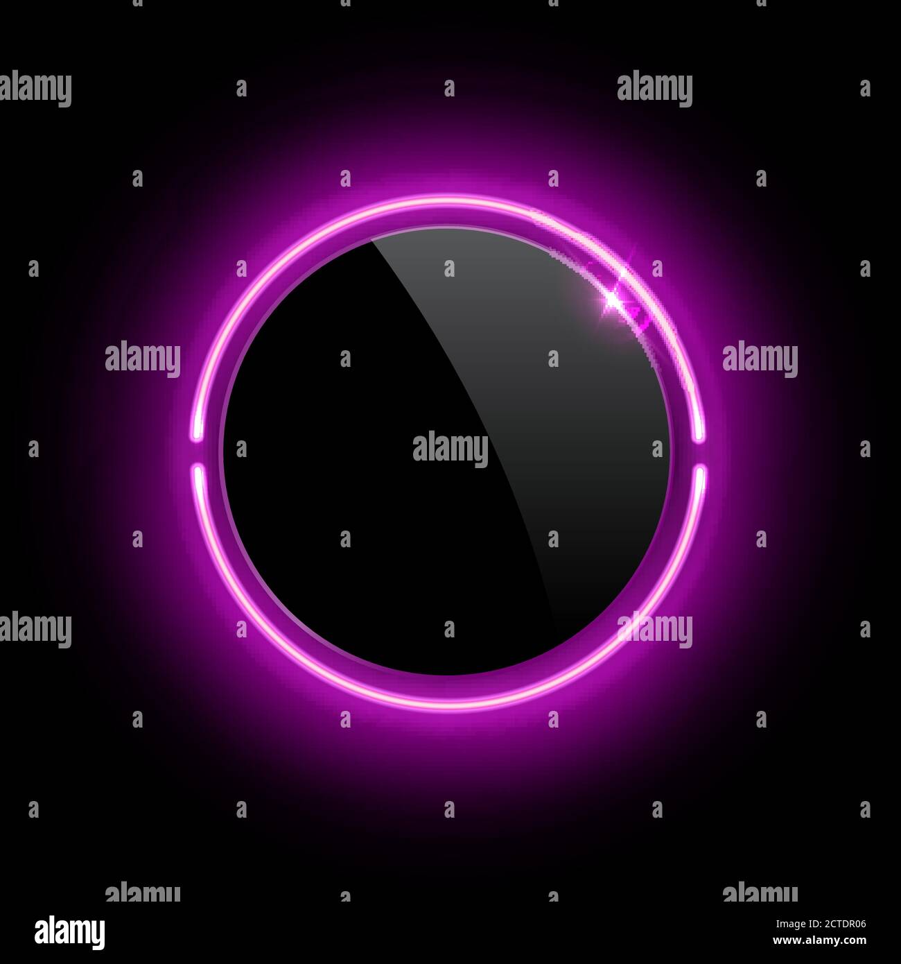 Neon pink frame abstract background Stock Vector Images - Alamy