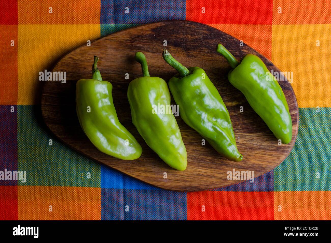 Mexican hot green chili peppers called Chile de Agua from Oaxaca Mexico ...