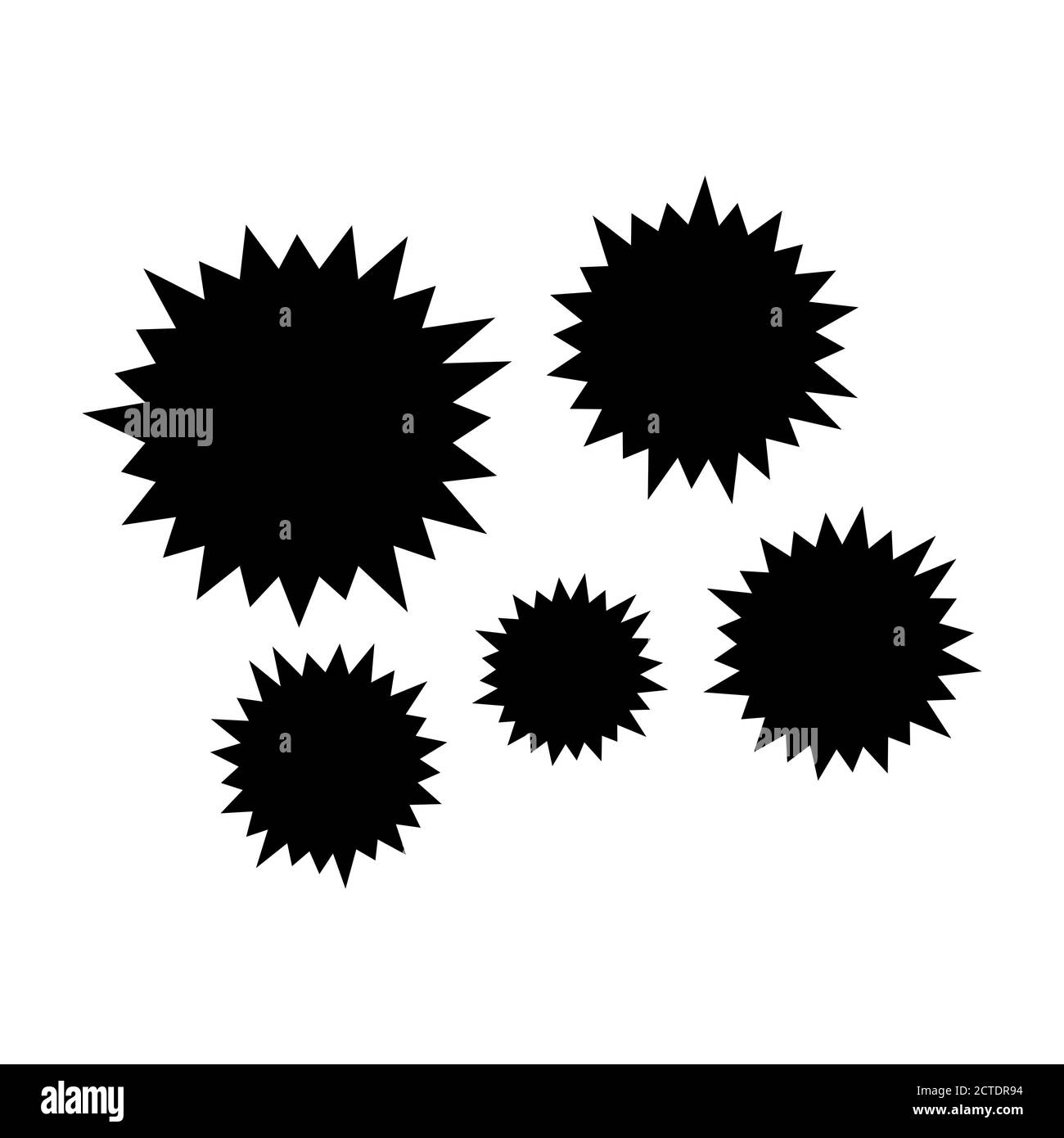 Multiple pollen icon, minimalist vector illustration symbol Stock ...