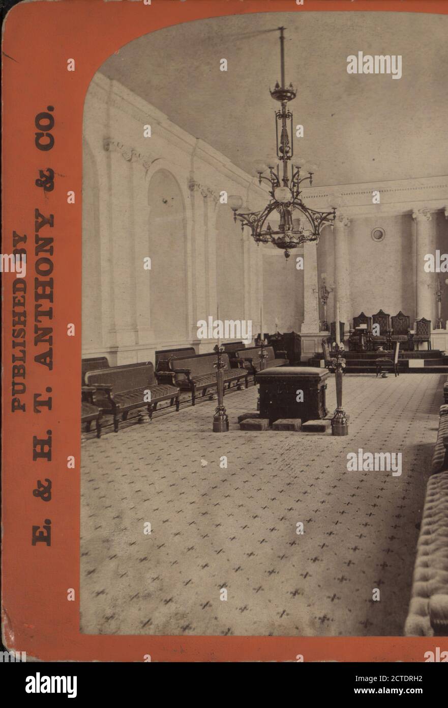 Ionic room., E. & H.T. Anthony (Firm), Masonic Hall (New York, N.Y ...