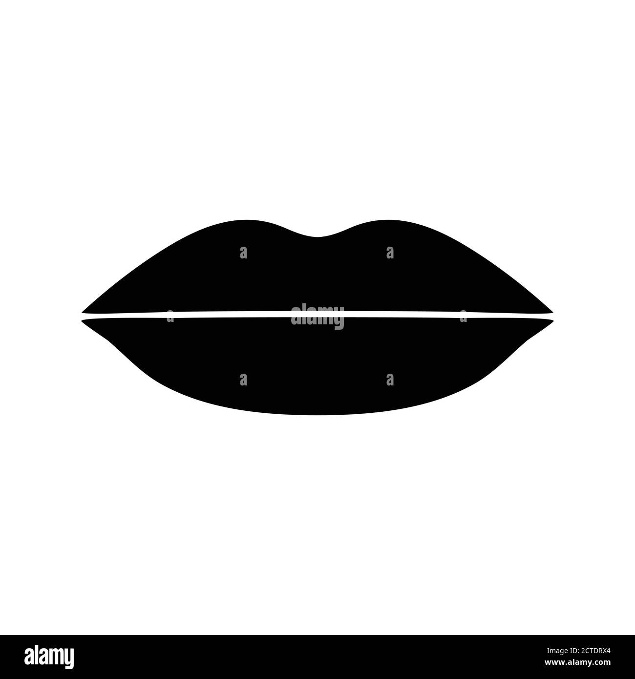 Lip shape Stock Vector Images - Alamy