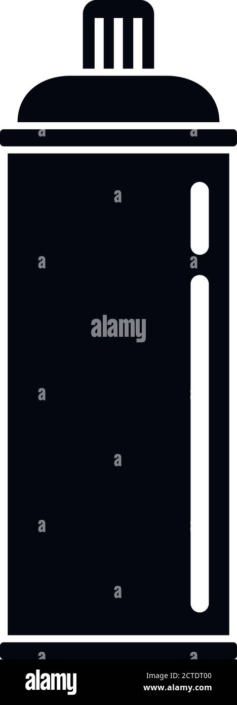 Gas spray bottle icon. Simple illustration of gas spray bottle vector ...