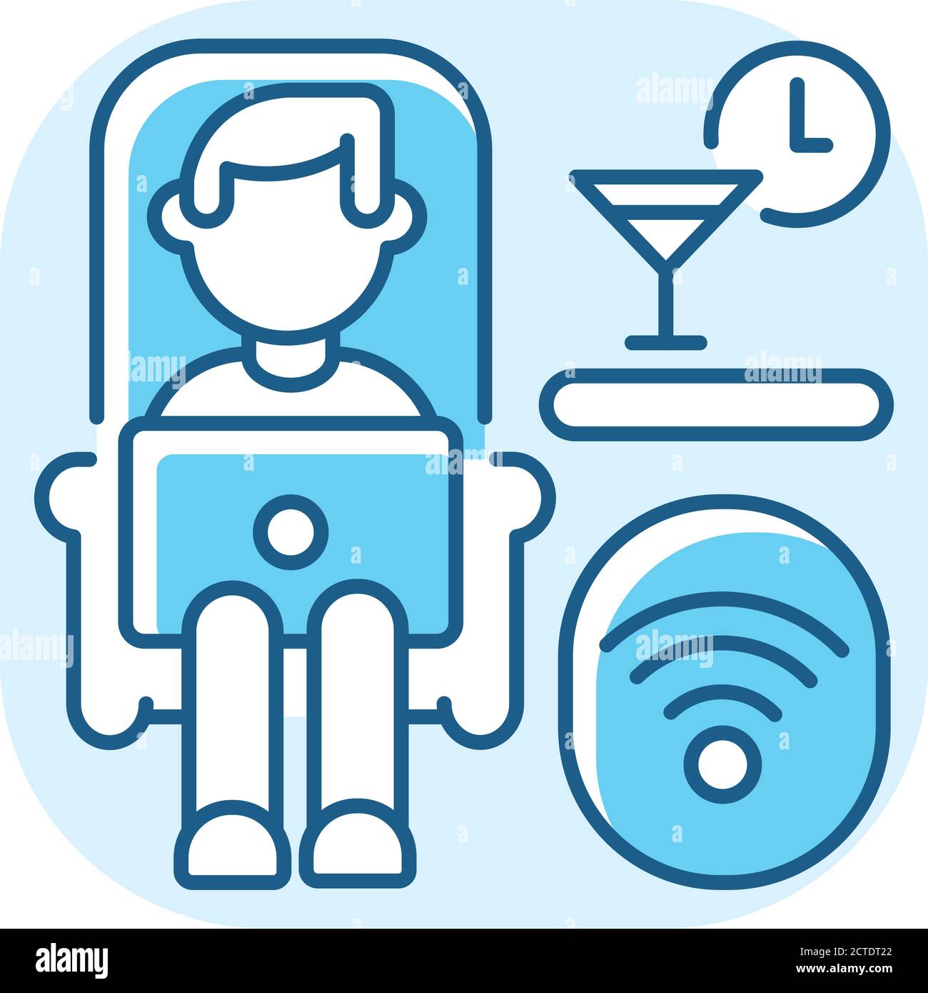 Railroad lounge Stock Vector Images - Alamy