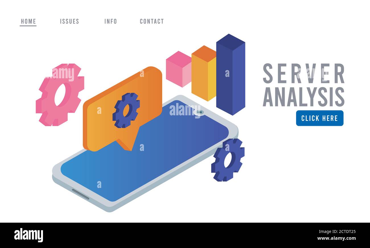 data analysis technology with smartphone device and statistics ...
