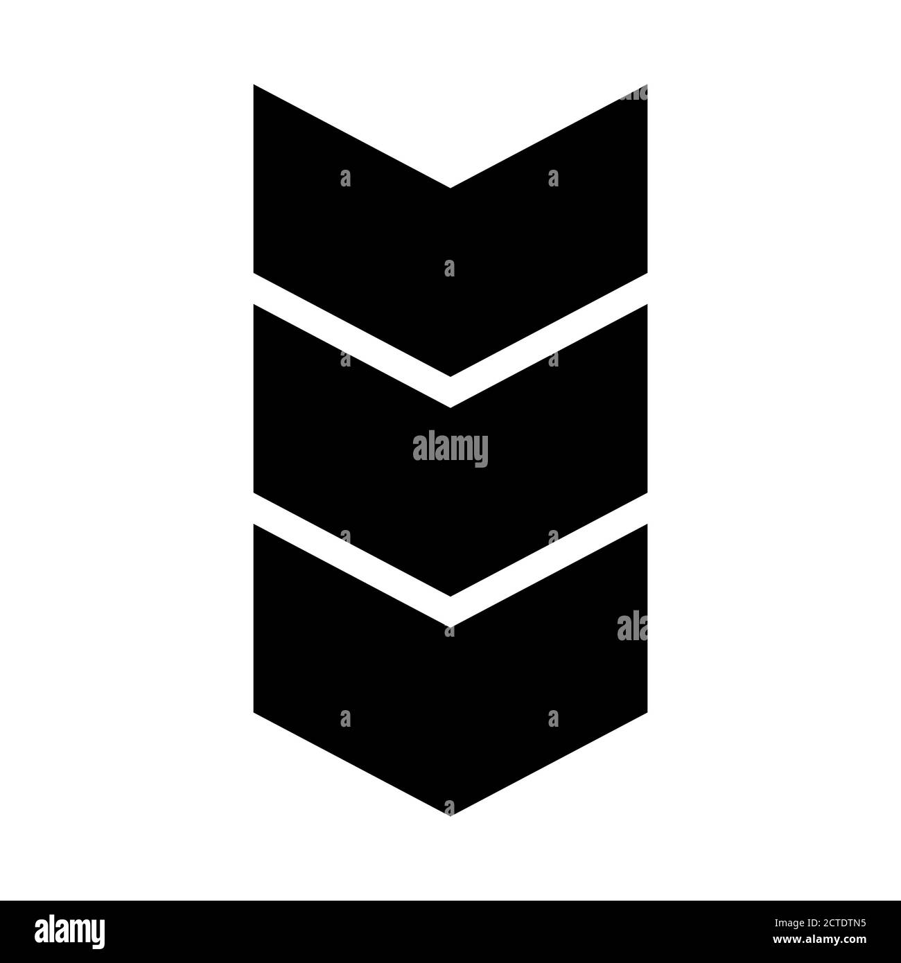 Arrow down symbol, simple flat vector illustration design Stock Vector ...