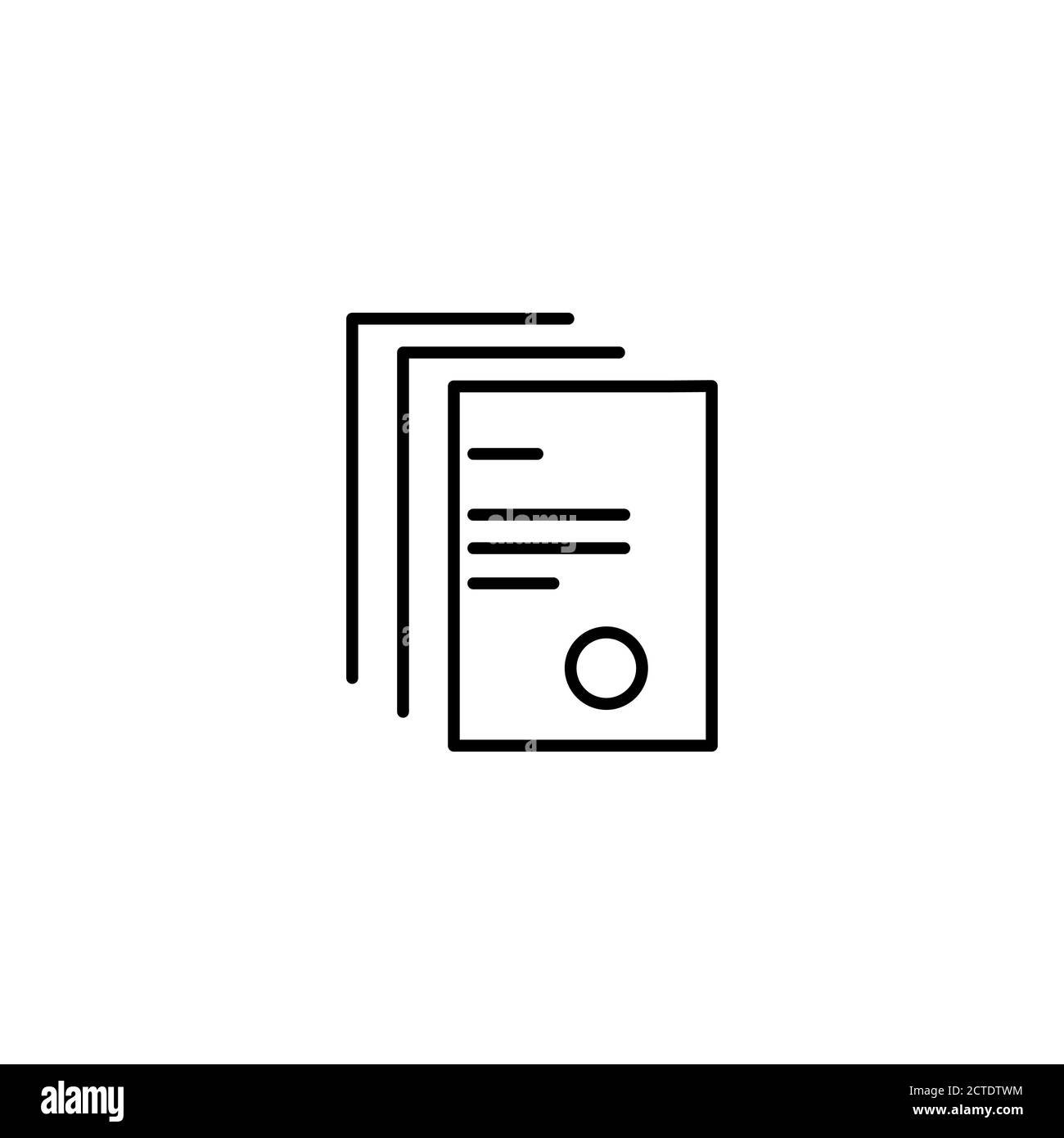 Note book icons. Data note. Stock vector illustration isolated on white ...