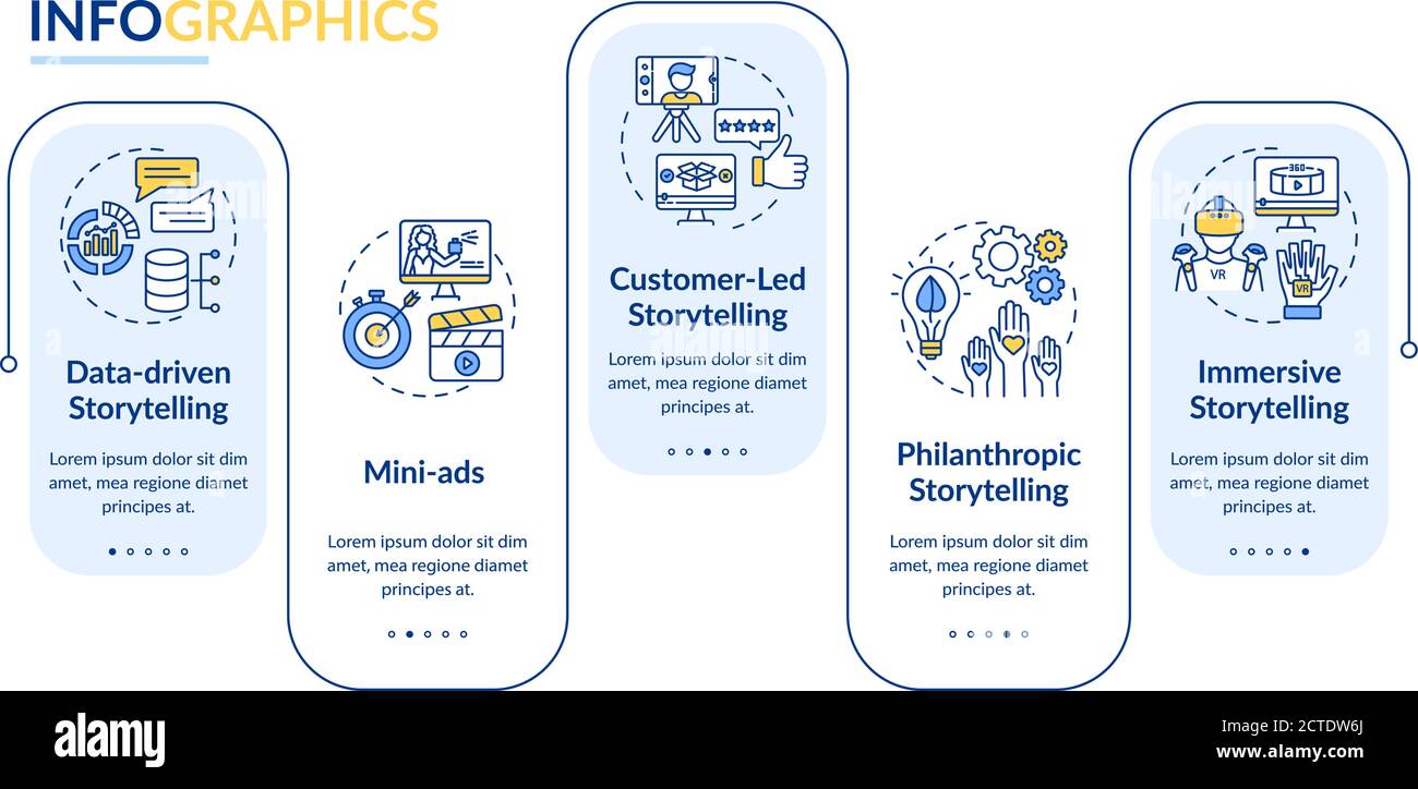 Digital marketing campaign vector infographic template Stock Vector ...