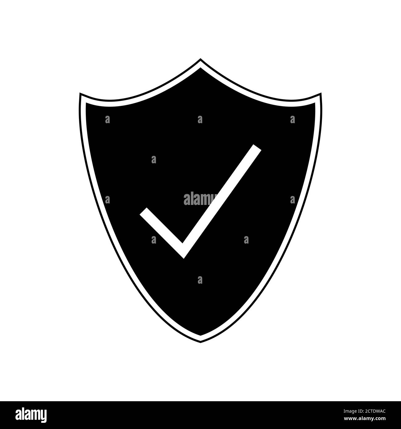 Shield check mark hi-res stock photography and images - Alamy