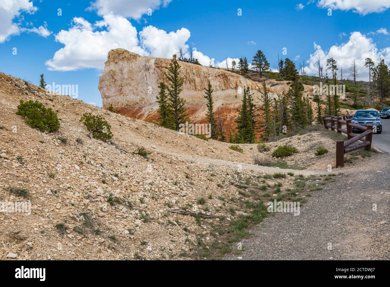 Rainbow Point Overlook in Bryce Canyon National Park, Utah Stock Photo ...