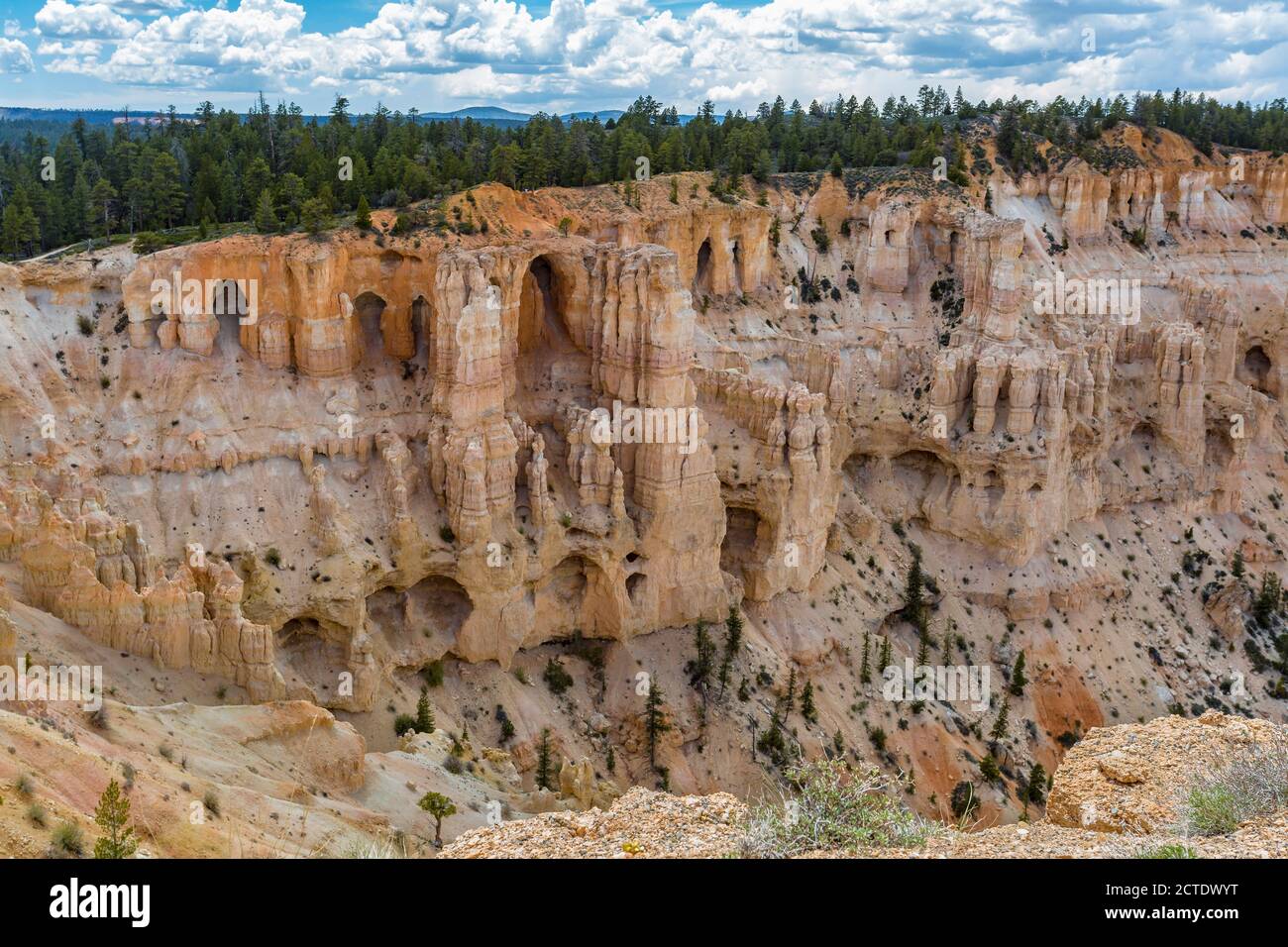 Brice Point Overlook in Bryce Canyon National Park, Utah Stock Photo ...
