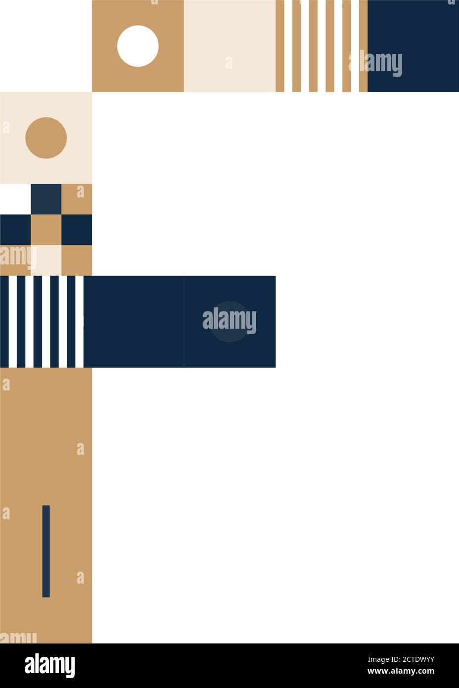 Vector Pixel Art Letter F. Colorful Letter Consist of Modules from ...