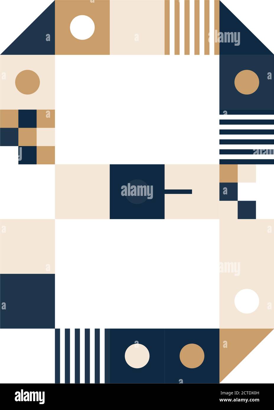 Vector Pixel Art number eight. Colorful number 8 Consist of Modules ...