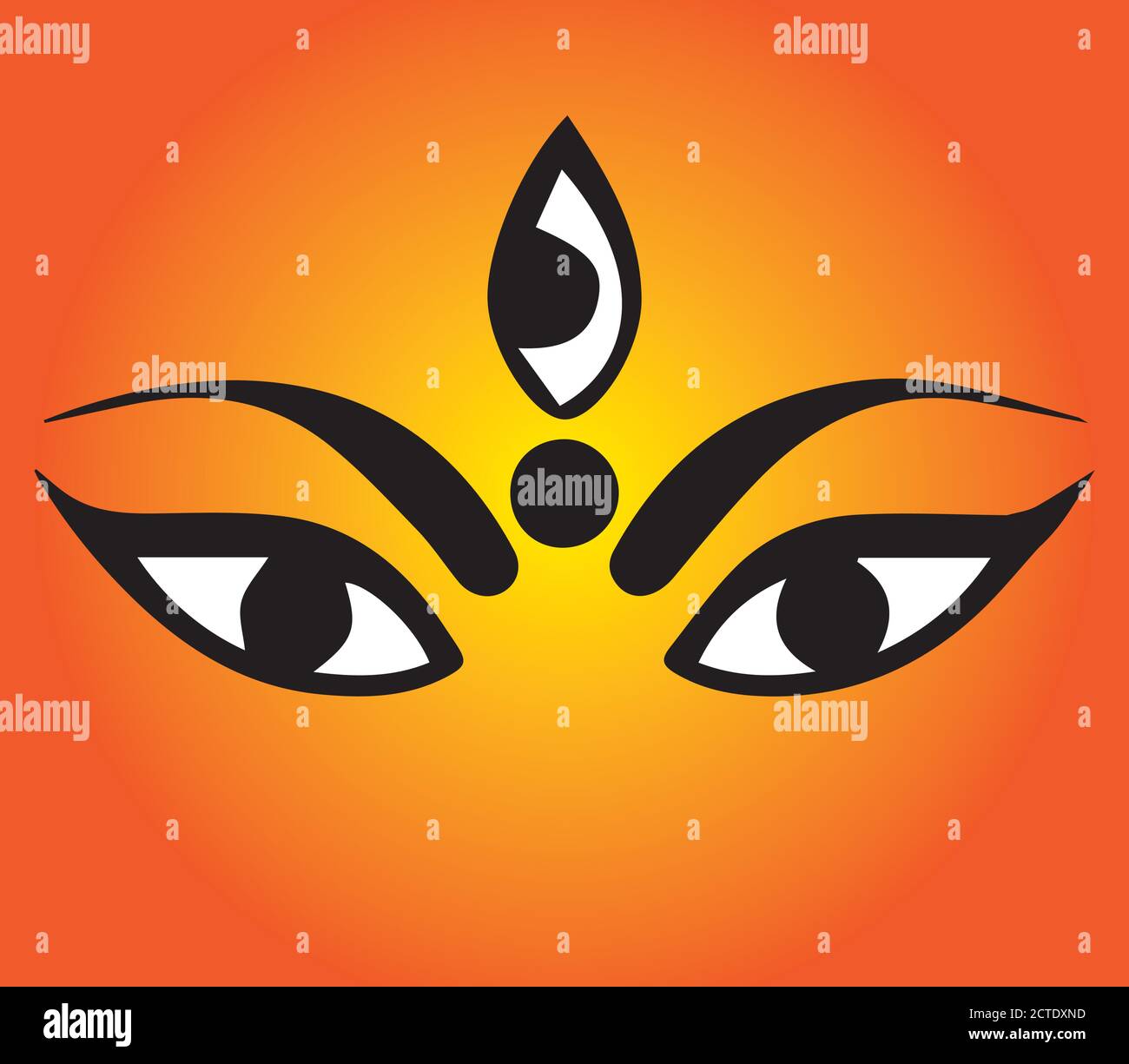 Devi Durga Face High Resolution Stock Photography and Images - Alamy