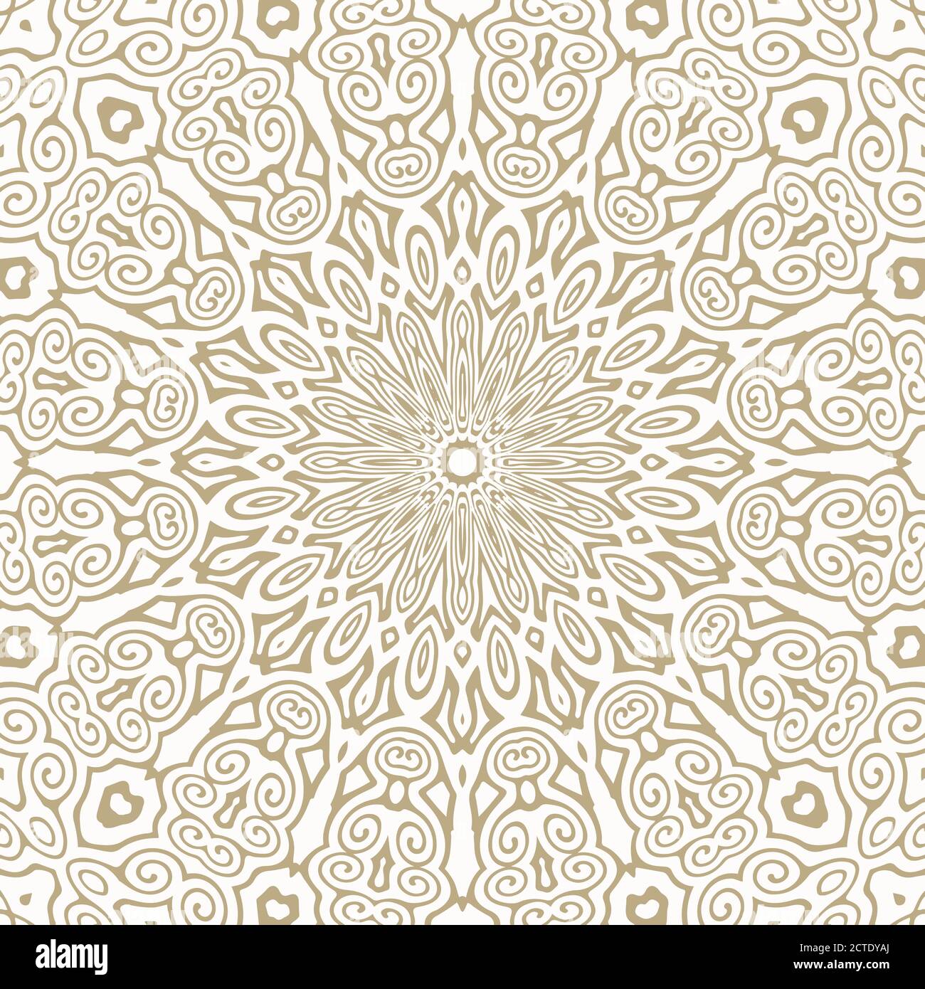 Oriental Gold Pattern - Seamless vector Stock Vector Image & Art - Alamy