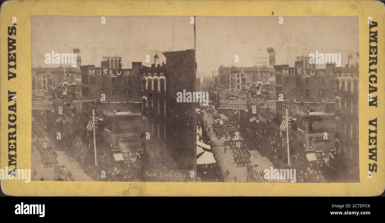 New york city 1865 hi-res stock photography and images - Alamy