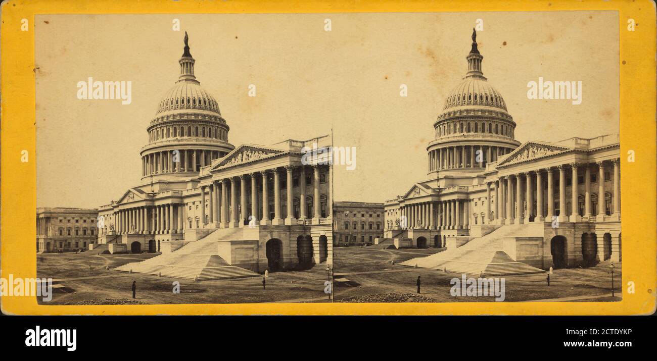 U.S. Capitol., Wakely, G. D., 1865, Washington (D.C Stock Photo - Alamy