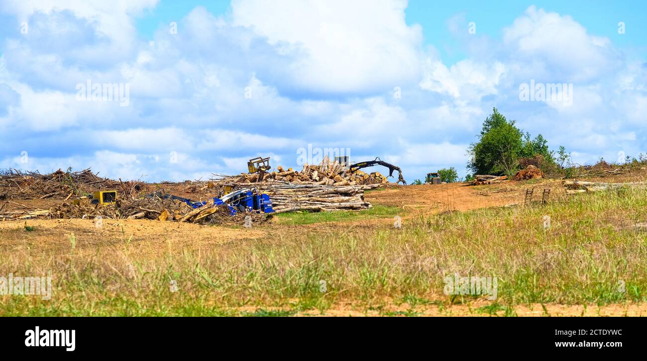 Debris Pile at Site Stock Photo - Alamy