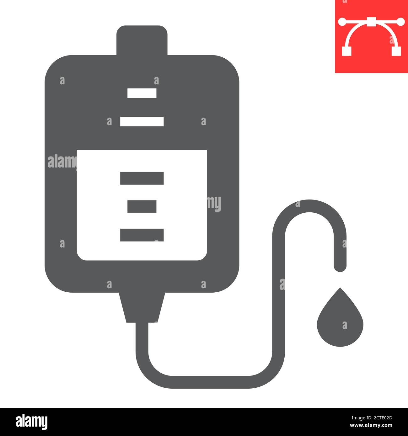 Blood transfusion glyph icon, aids and hiv, blood donation sign vector ...