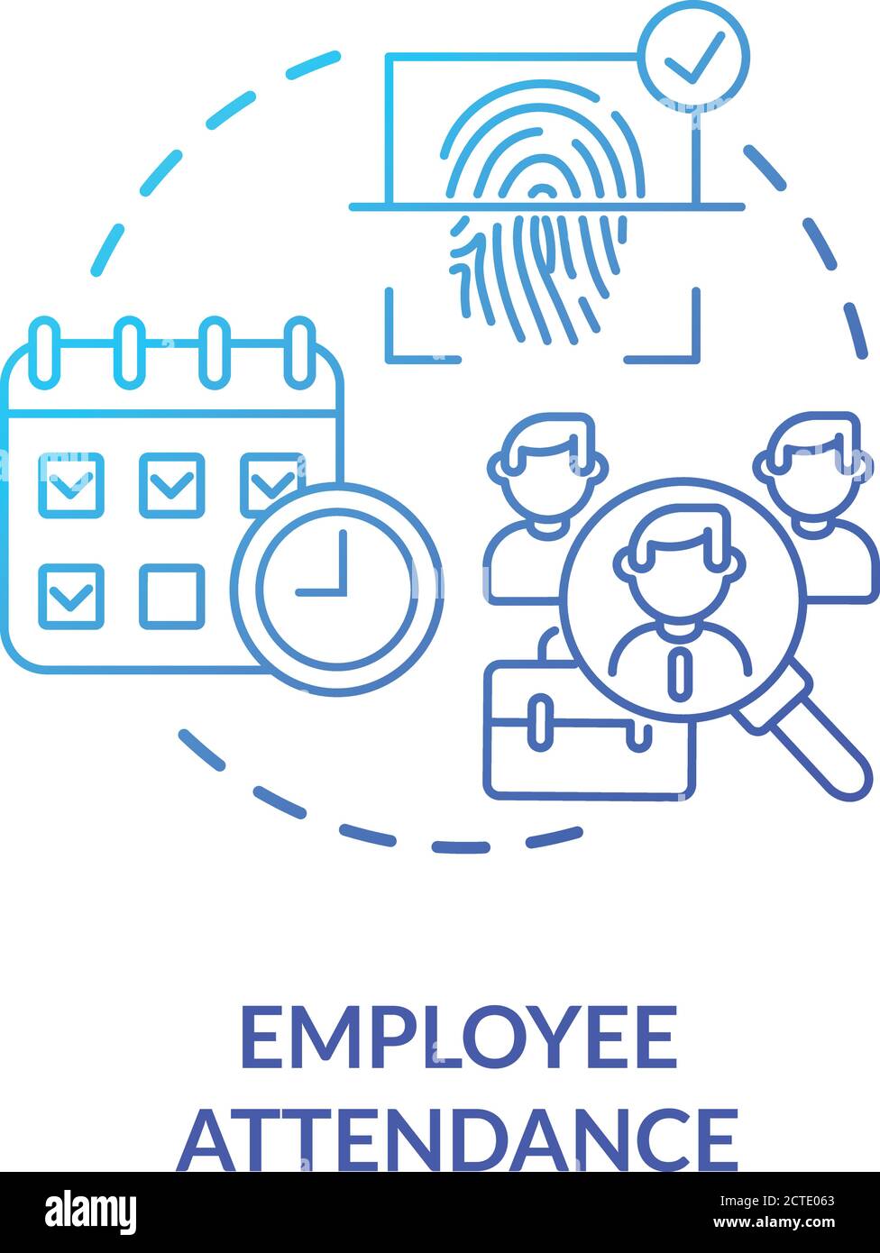 Employee Attendance Icons