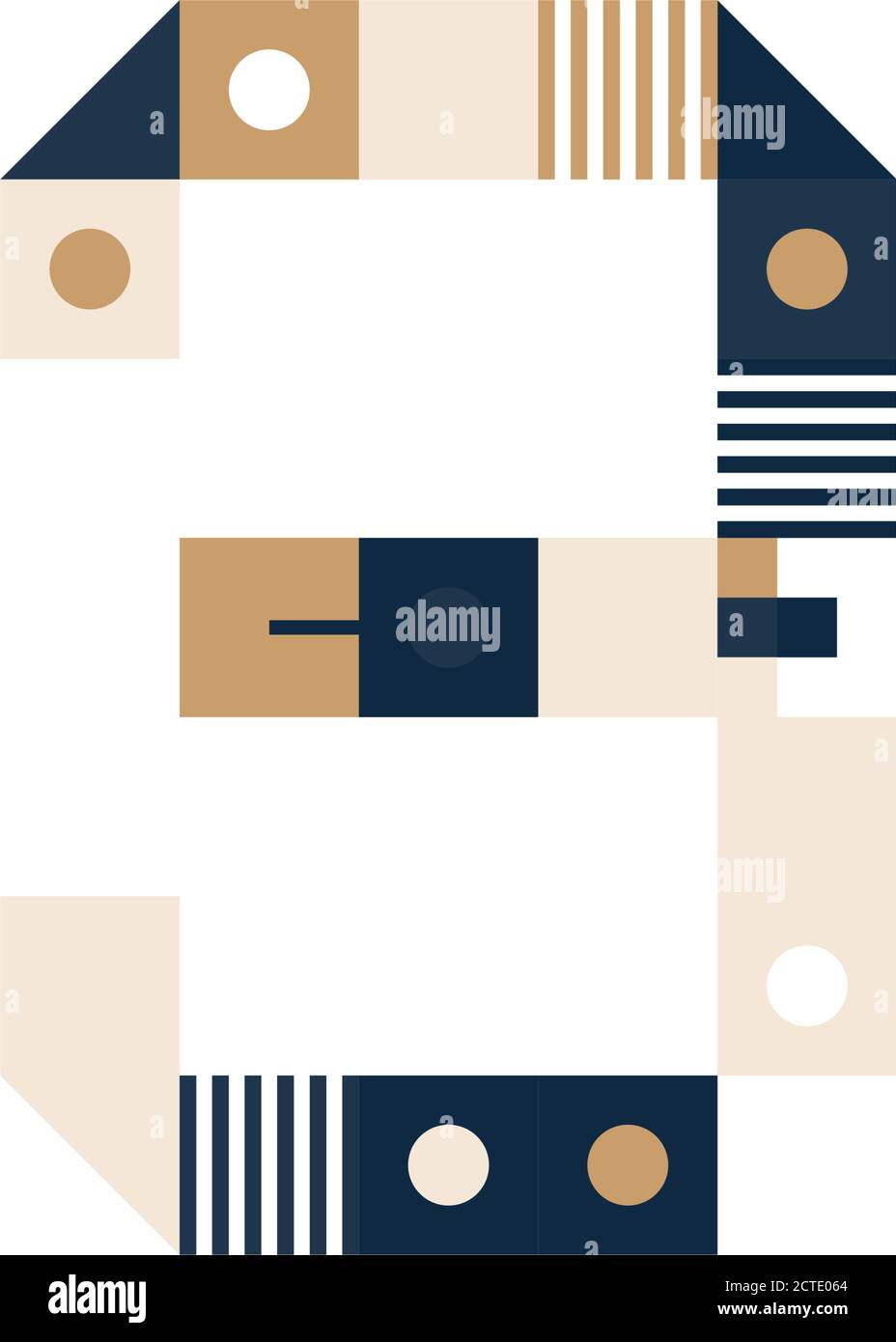 Vector Pixel Art number three. Colorful number 3 Consist of Modules ...