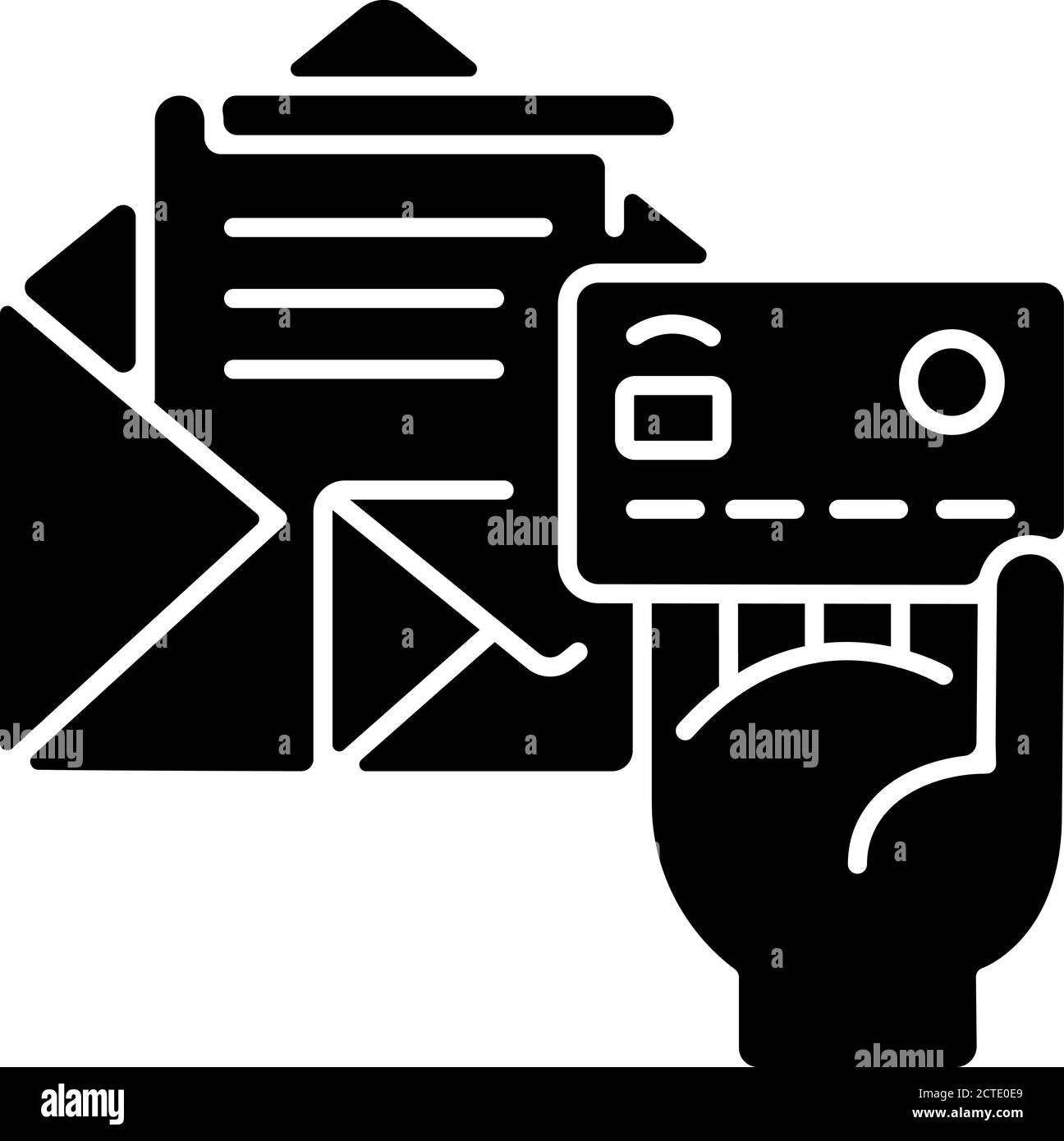 Pay postage Stock Vector Images - Alamy