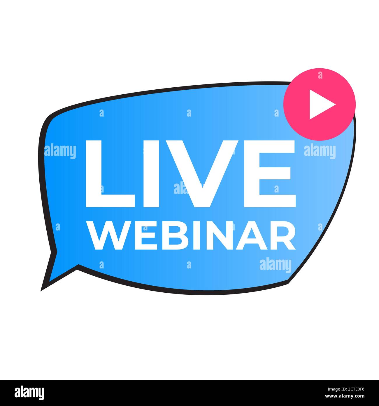 Webinar banner template vector vectors hi-res stock photography and ...