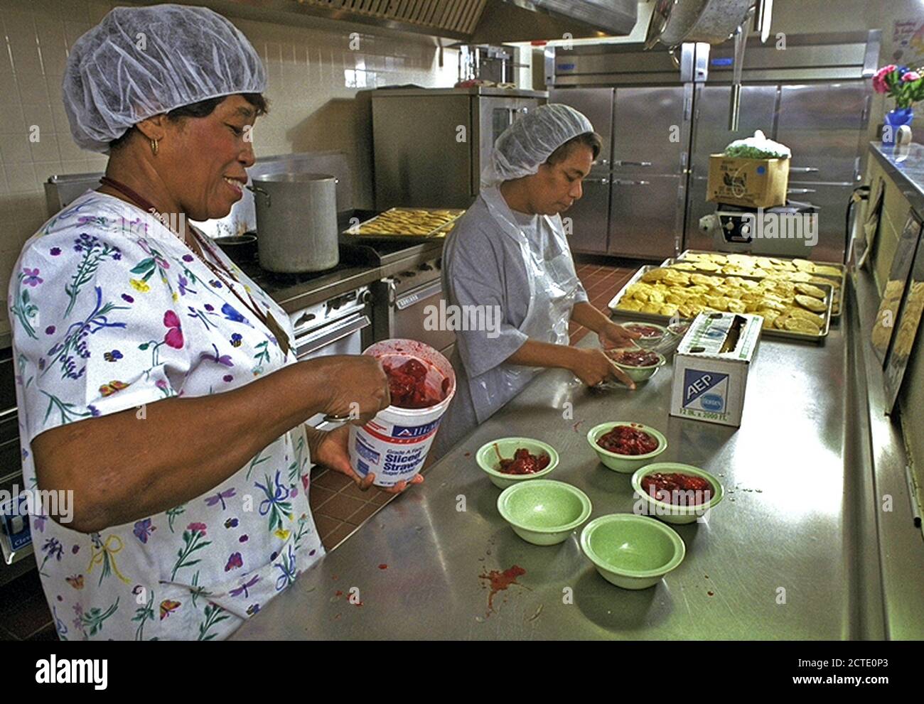 1990s food service workers hi-res stock photography and images - Alamy