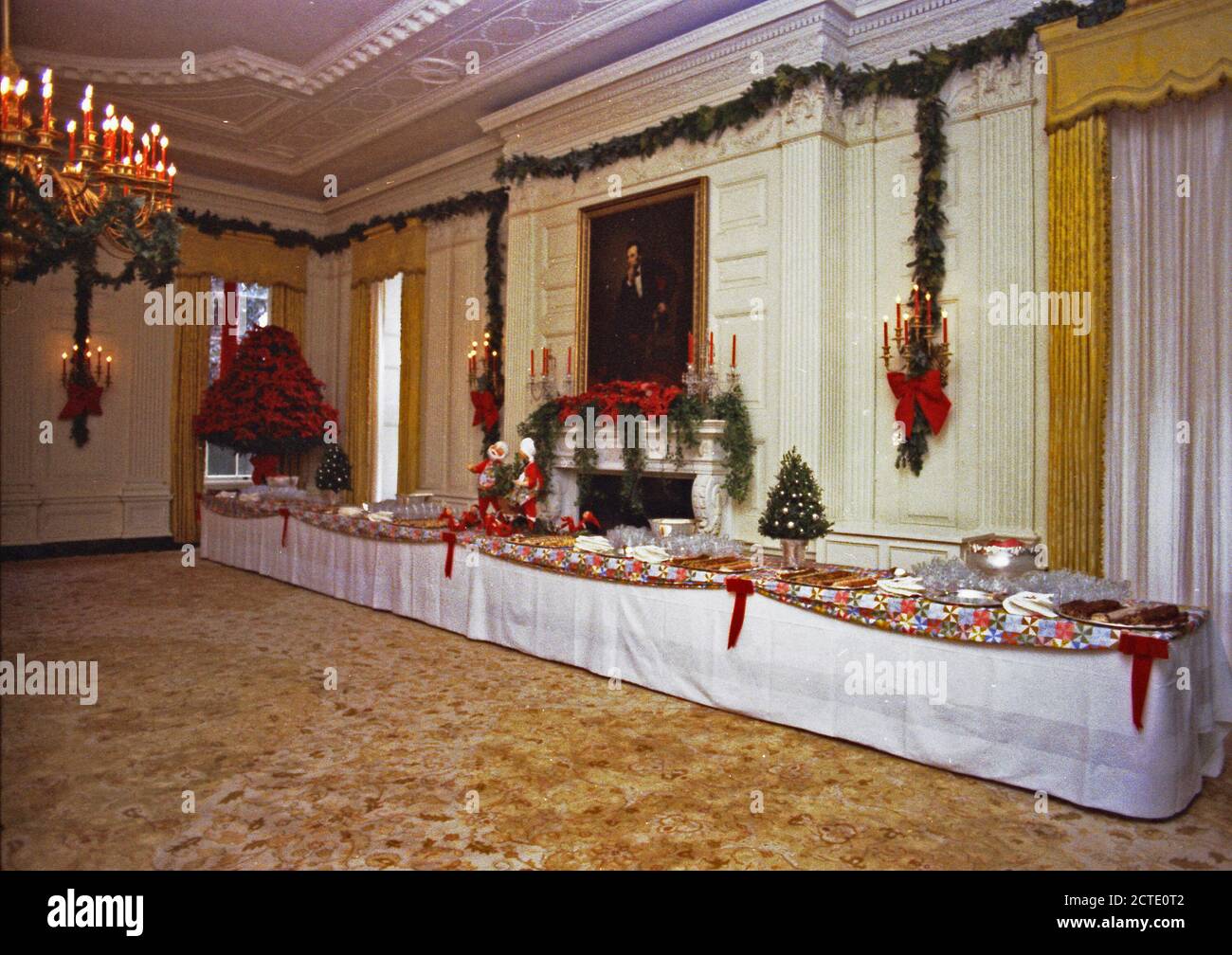 1974 white house at christmas hi-res stock photography and images - Alamy
