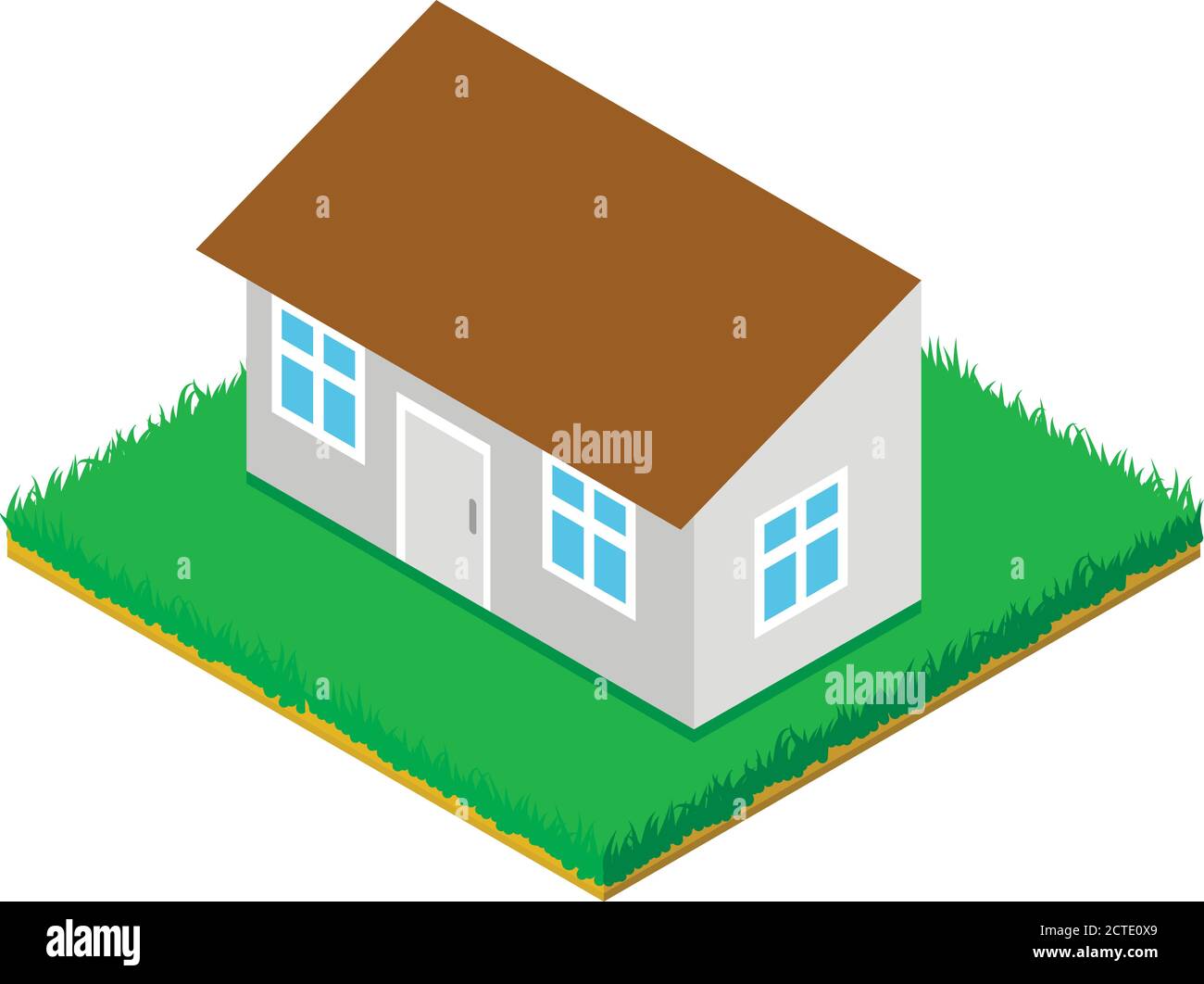 Small house icon, isometric style Stock Vector Image & Art - Alamy