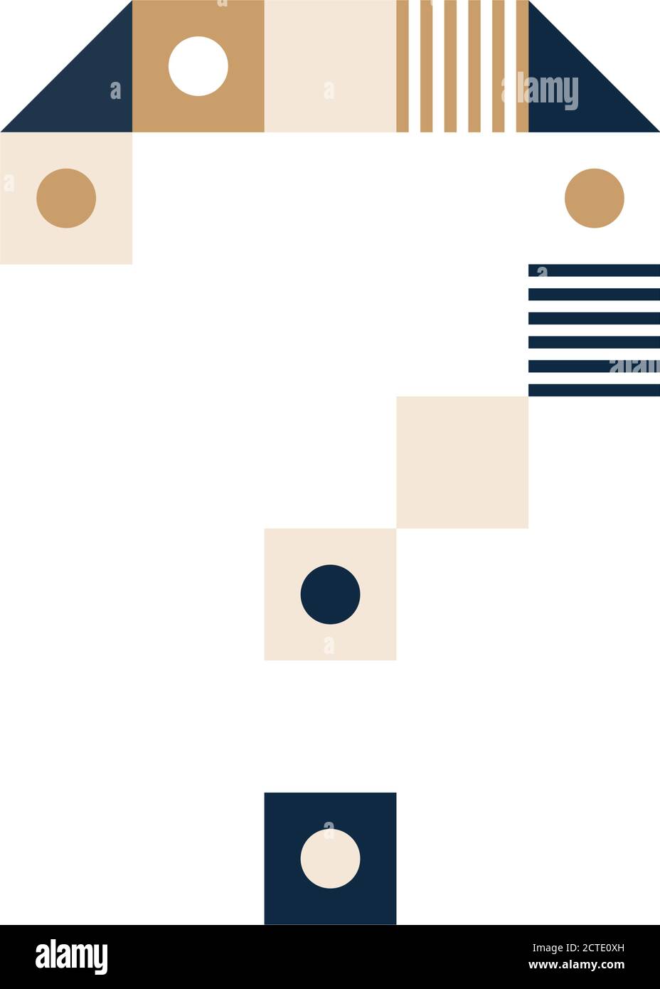 Vector Pixel Art question mark. Colorful symbol Consist of Modules from ...