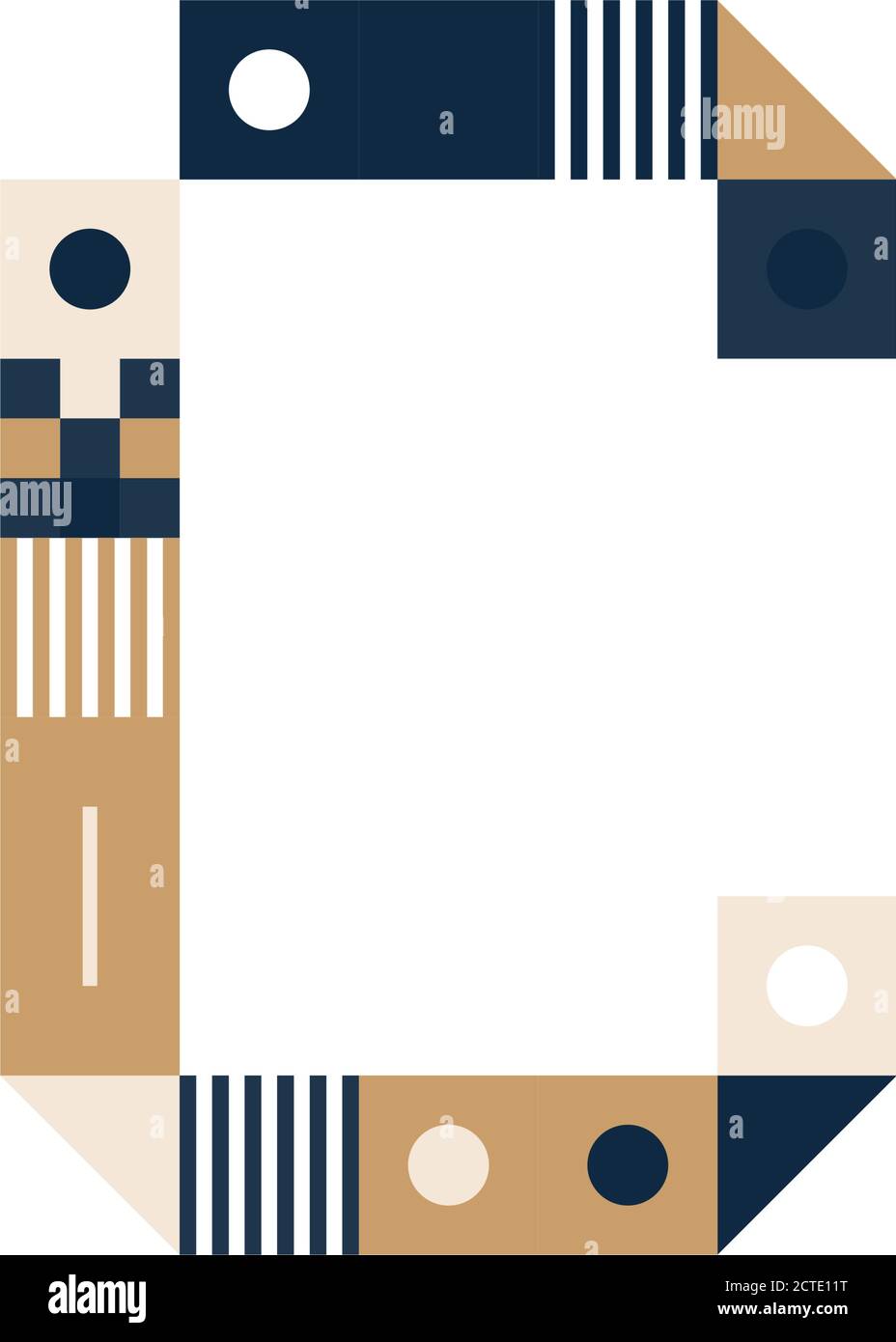 Vector Pixel Art Letter C. Colorful Letter Consist of Modules from ...