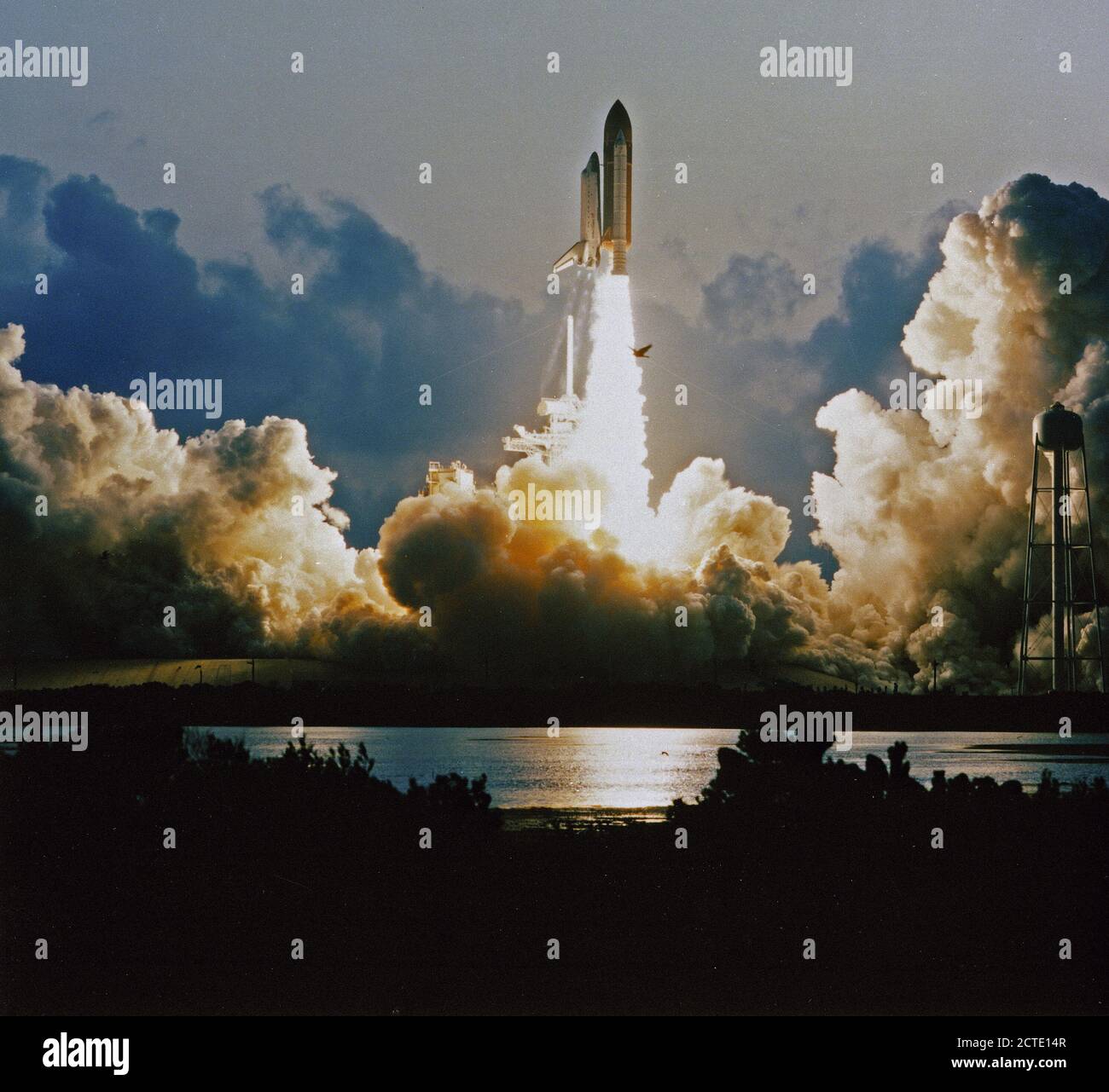 STS-49, the first flight of the Space Shuttle Orbiter Endeavour, lifted ...