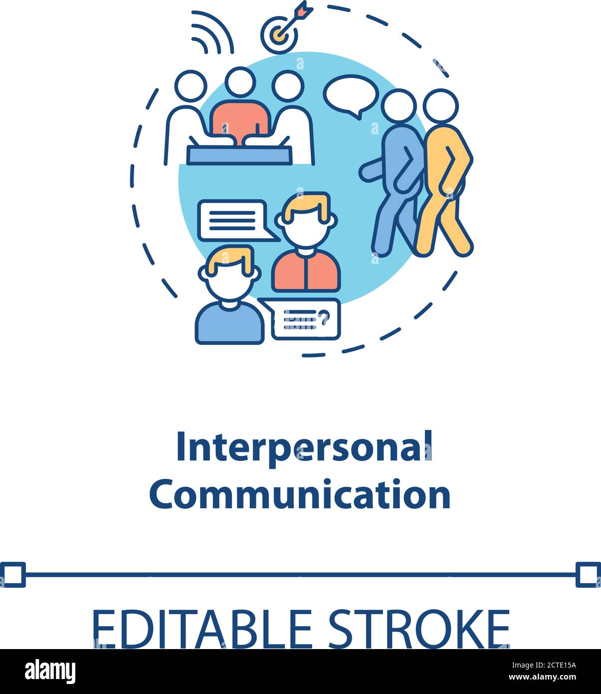 Interpersonal network network Stock Vector Images - Alamy