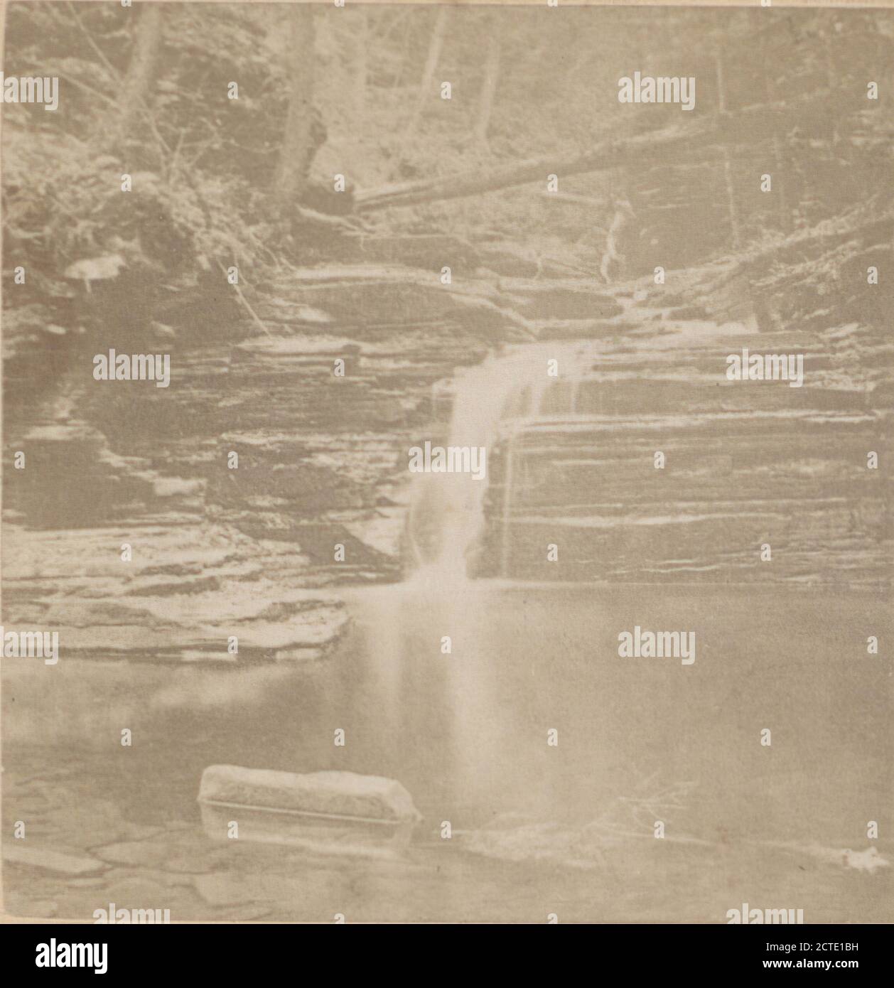 Echo falls and Glen of the Pools., New York (State), Watkins Glen (N.Y ...