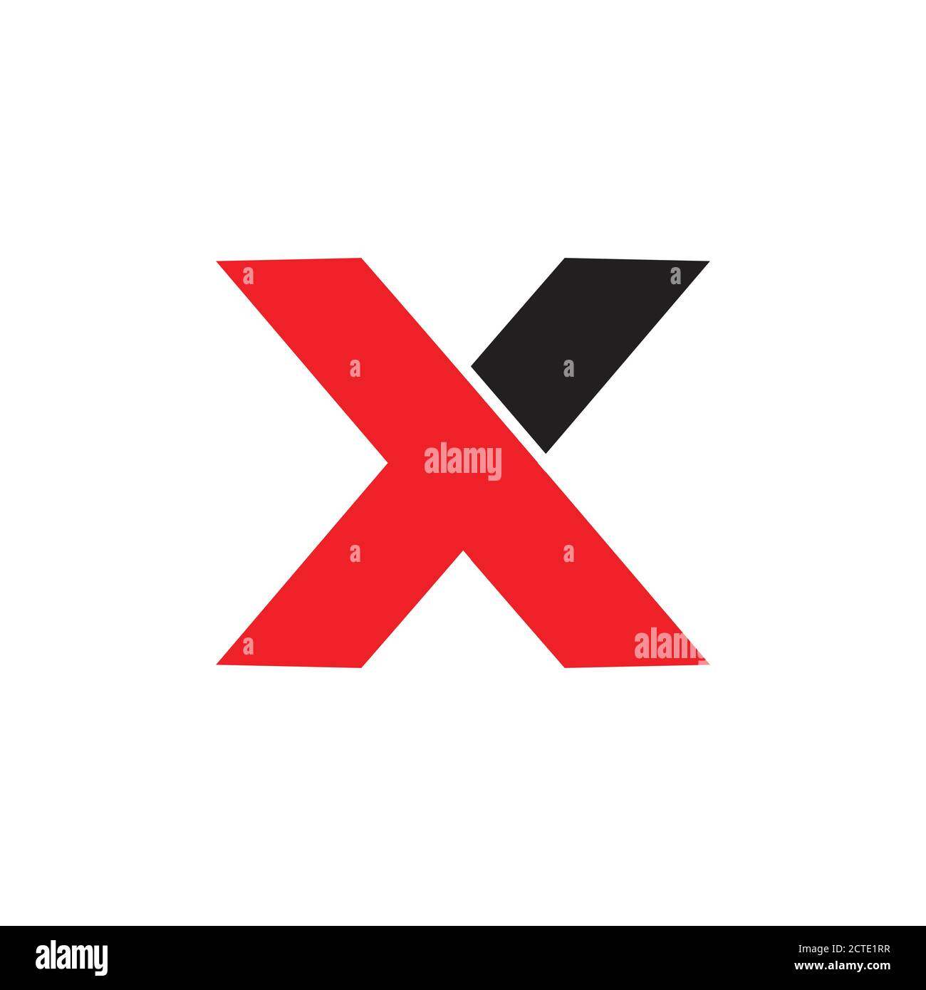 letter xt simple geometric line logo vector Stock Vector Image & Art ...