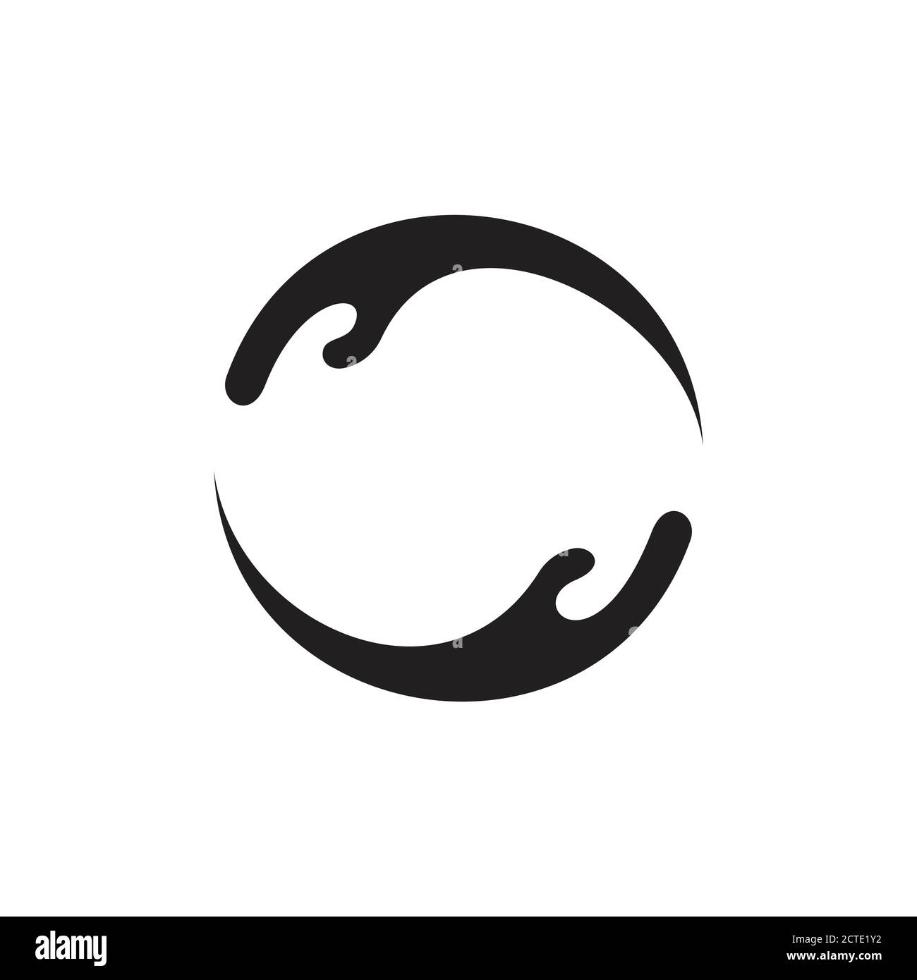 circle rotation hand care symbol vector Stock Vector Image & Art - Alamy