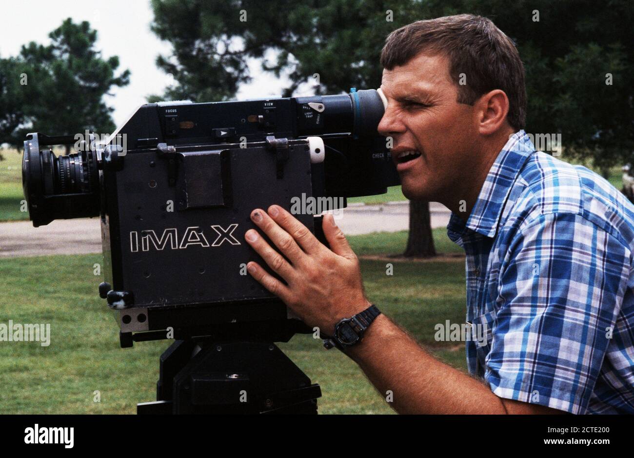 (20 July 1991) --- Astronaut Stephen S. Oswald, STS-42 pilot, uses the ...