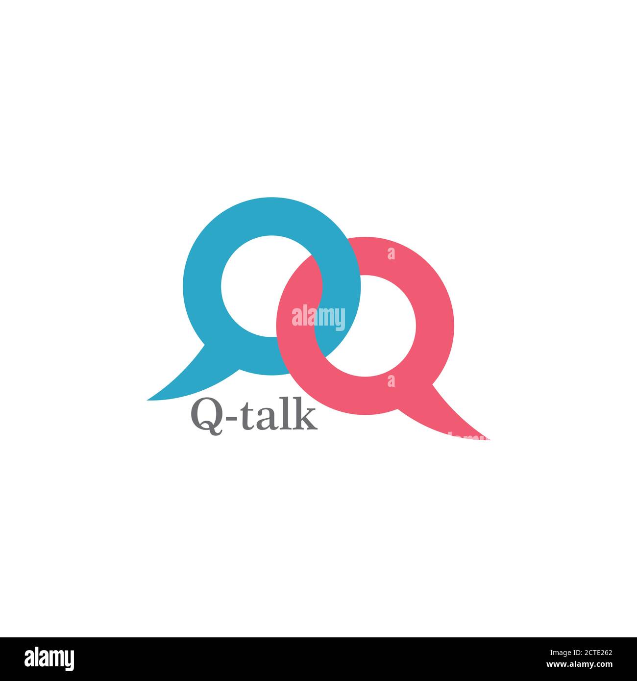 letter q talk design logo vector Stock Vector Image & Art - Alamy