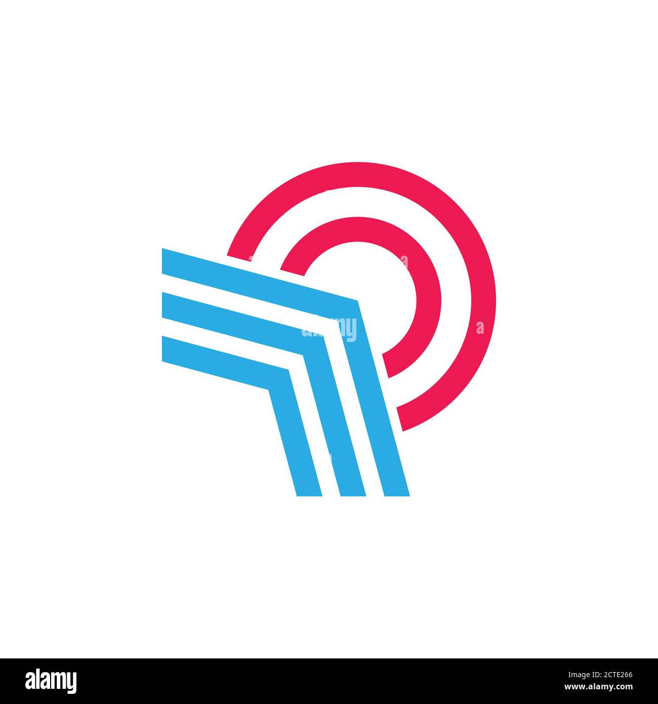 stripes arrow motion circle geometric logo vector Stock Vector Image ...