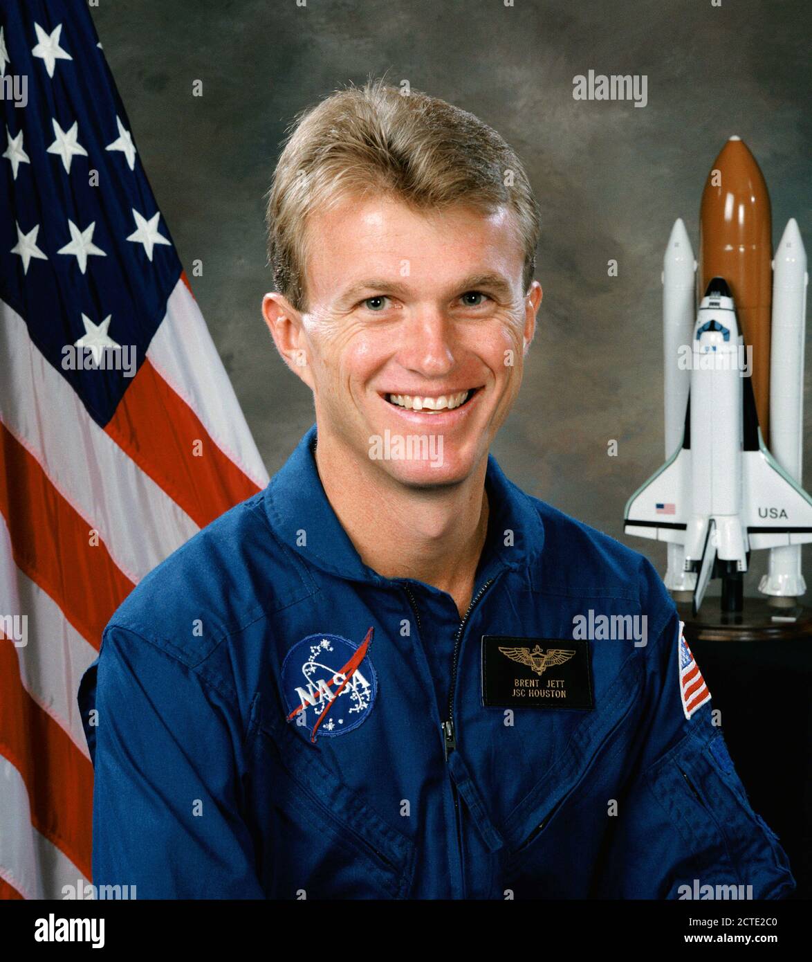 (5 Oct. 1992) --- Astronaut Brent W. Jett Jr., pilot Stock Photo - Alamy