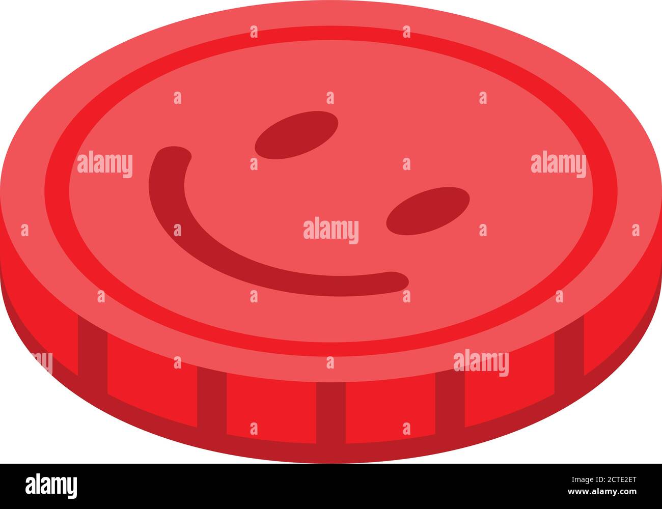 Emoji token icon, isometric style Stock Vector Image & Art - Alamy
