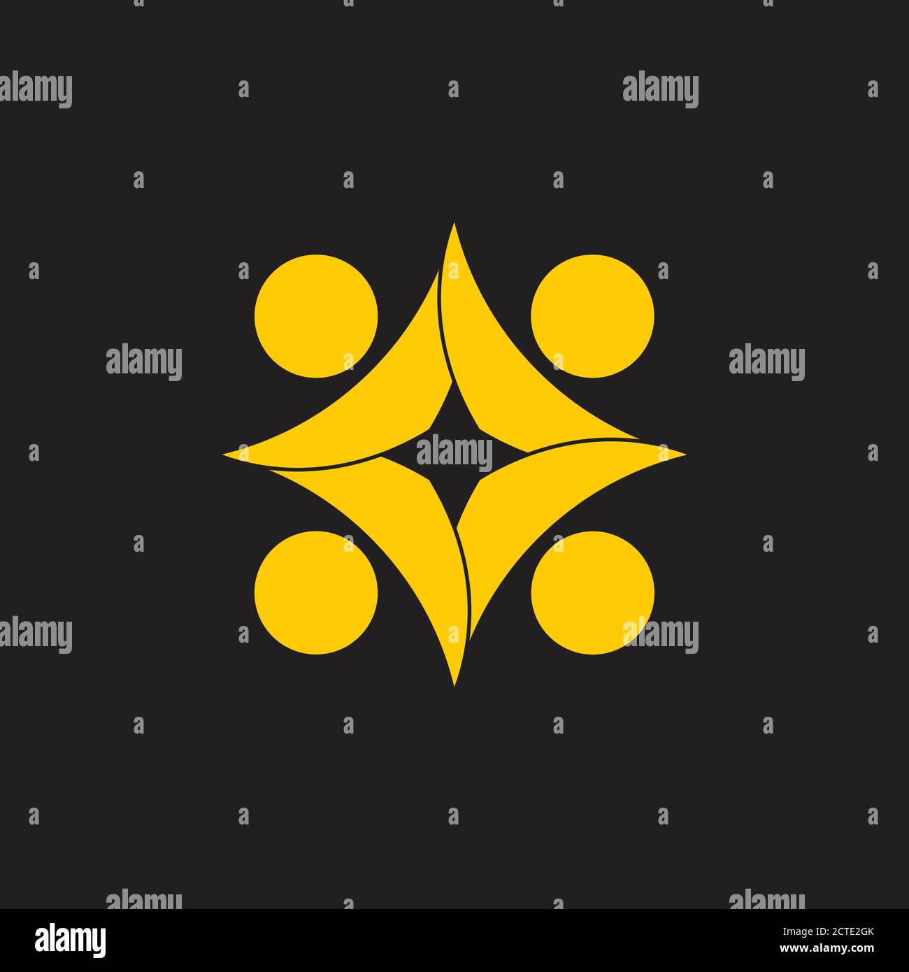 Meeting logo Stock Vector Images - Alamy