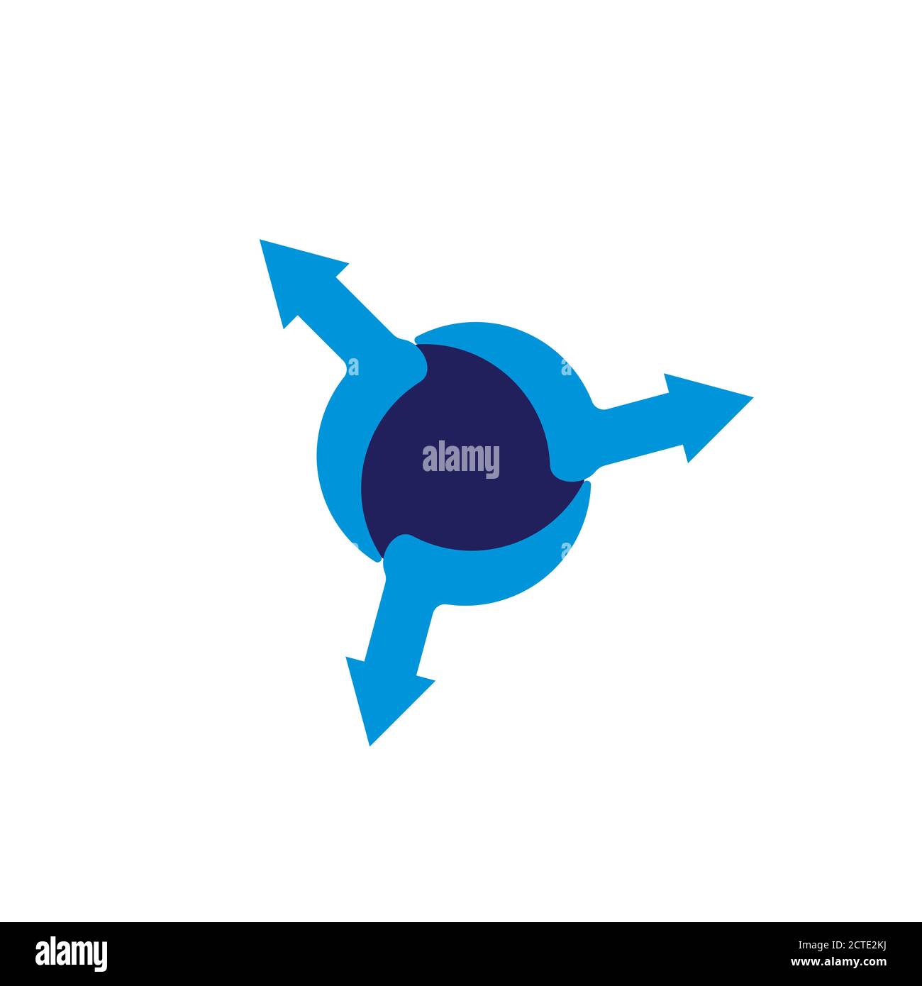 circle arrow spread global icon vector Stock Vector Image & Art - Alamy