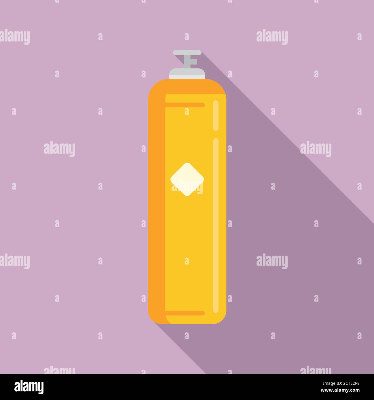 Gas cylinder liquid icon. Flat illustration of gas cylinder liquid ...